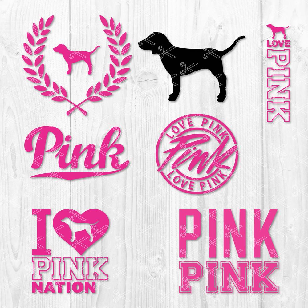 Love Pink Bundle Svg, Love Pink Svg, I Love Pink Nation Svg, | Inspire ...