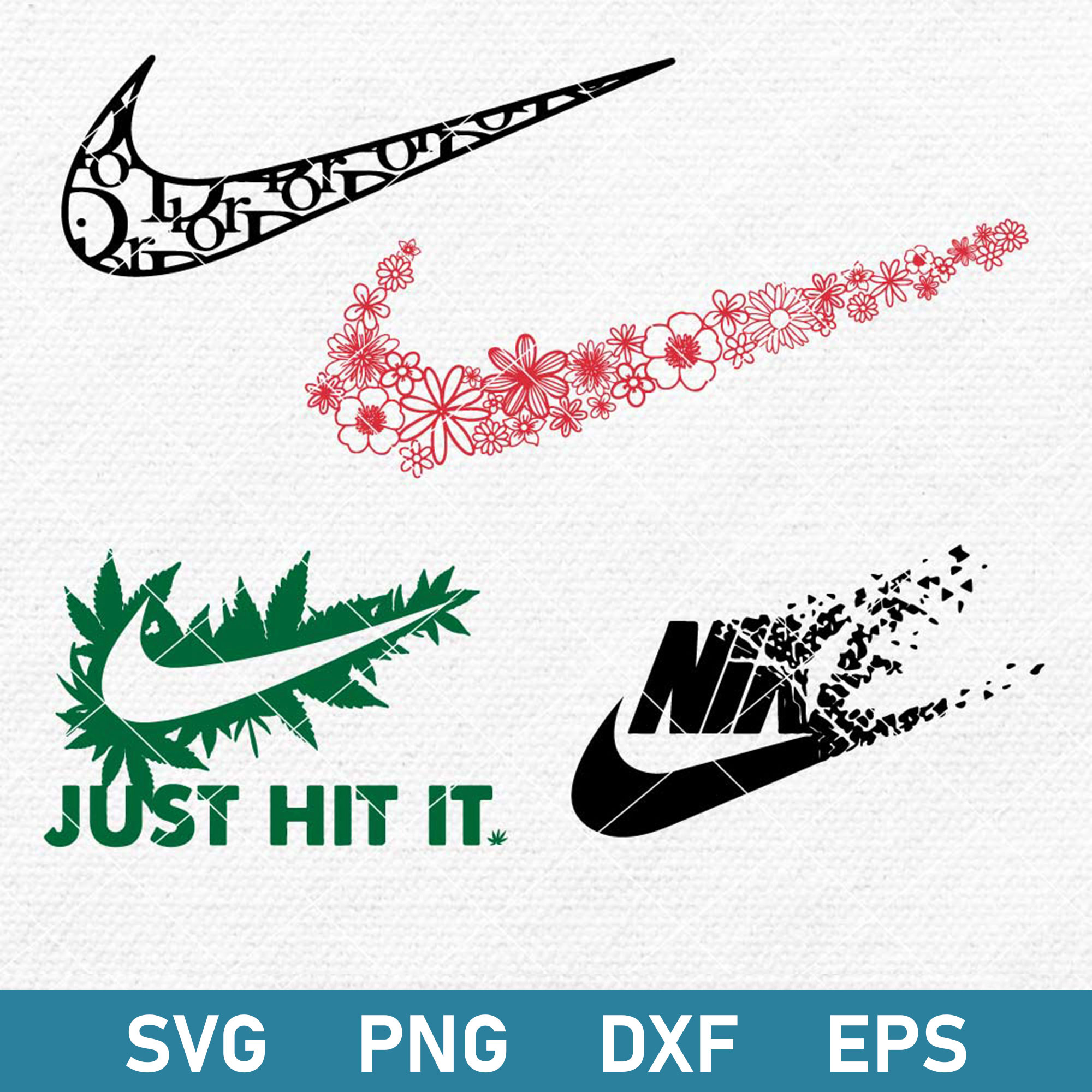 Nike Bundle Svg, Logo Nike Svg, Logo Brand Svg, Nike Design | Inspire ...