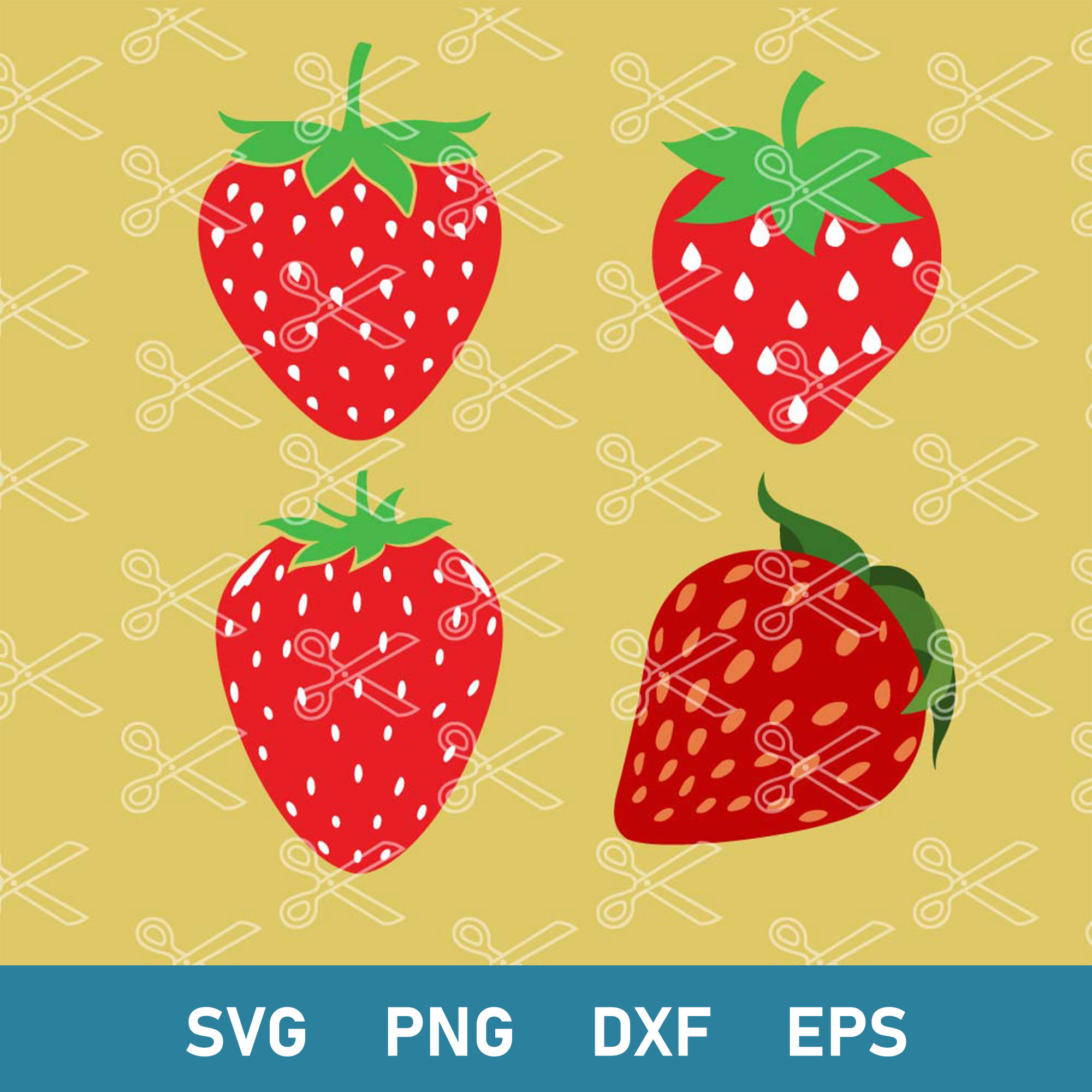 Strawberry Bundle Svg, Strawberry Svg, Strawberry Clipart, I | Inspire ...