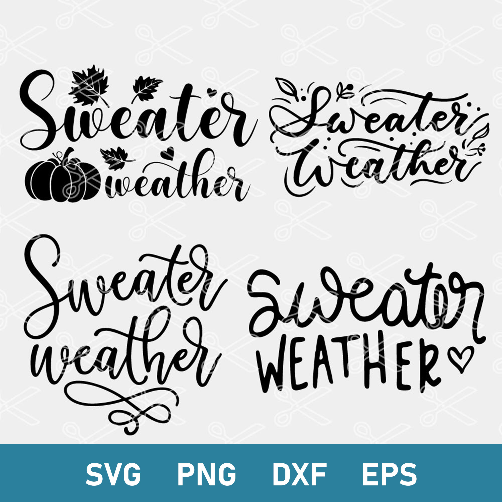 Sweater Weather Svg, Fall Svg, Autumn Svg, Sign Svg, Fall Ti | Inspire ...