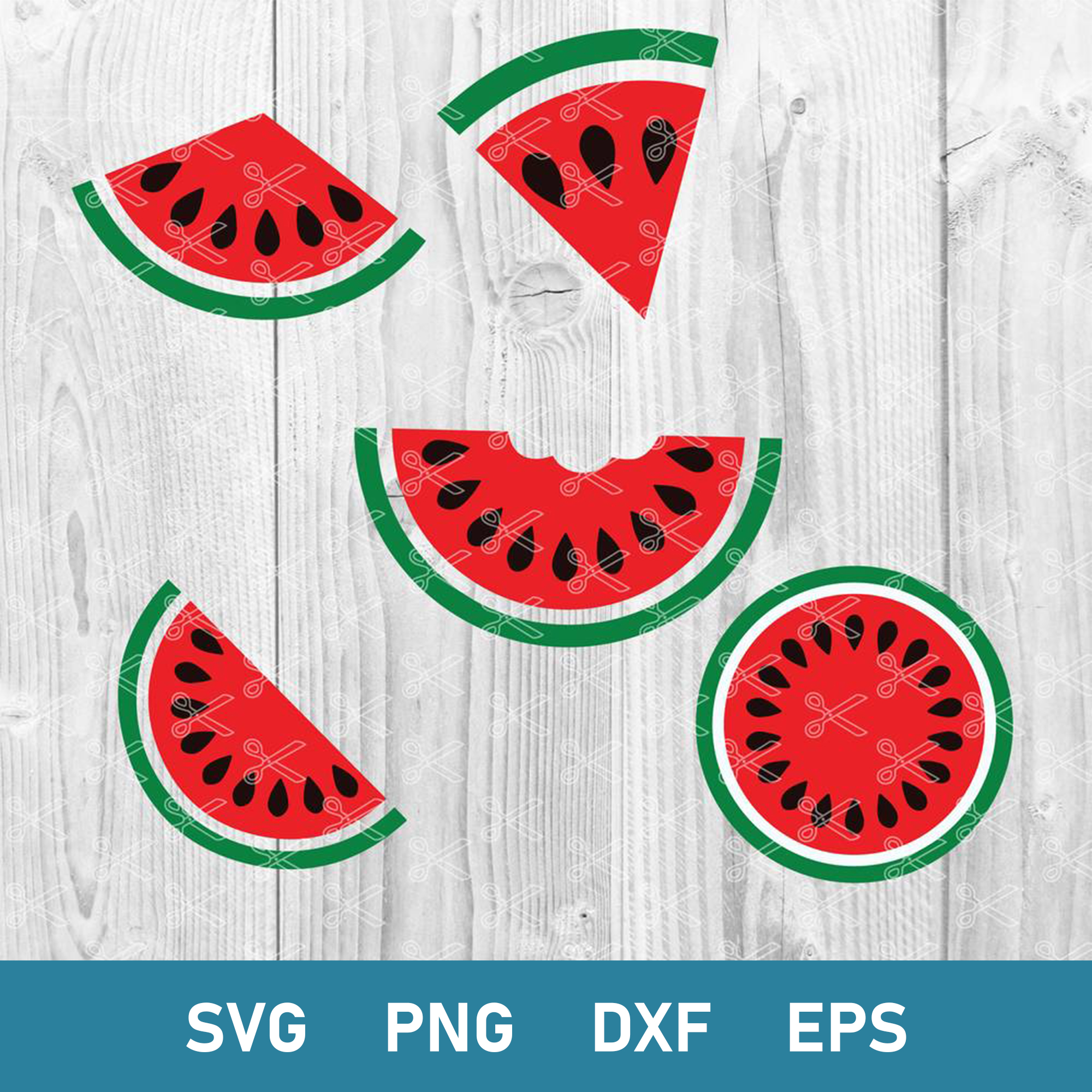 Watermelon Bundle Svg, Watermelon Svg, Fruit Svg, Png Dxf Ep | Inspire Uplift