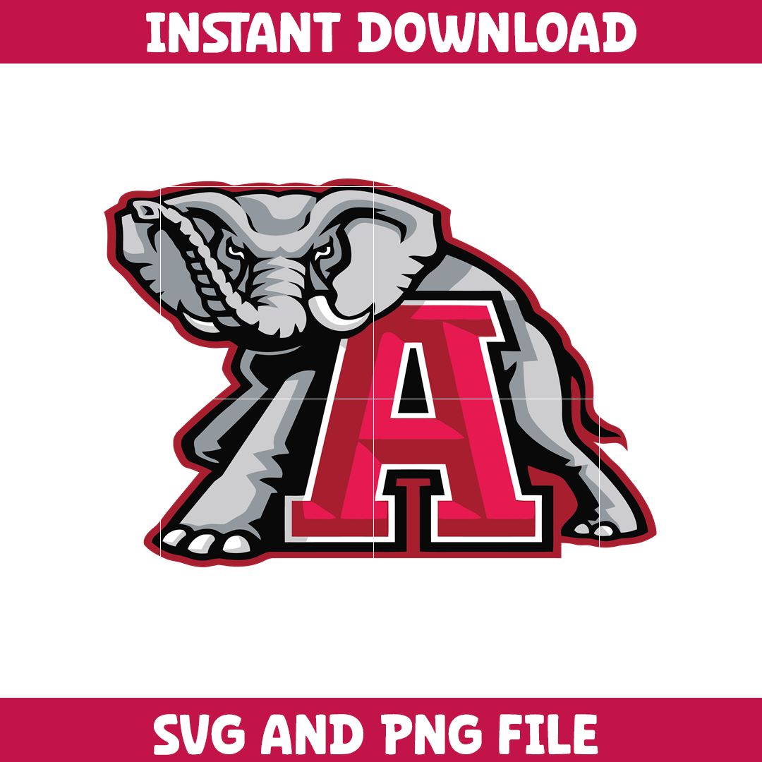 Alabama Crimson Tide Svg, Alabama logo svg, Alabama Crimson | Inspire ...