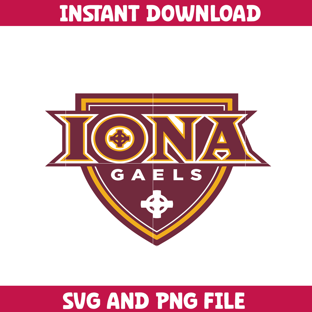Iona gaels Svg, Iona gaels logo svg, IIona gaels University - Inspire ...