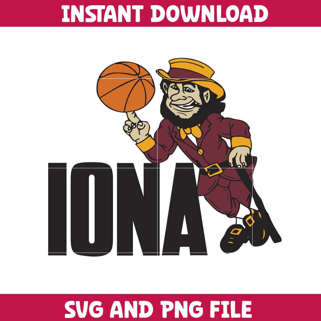 Iona gaels Svg, Iona gaels logo svg, IIona gaels University | Inspire ...