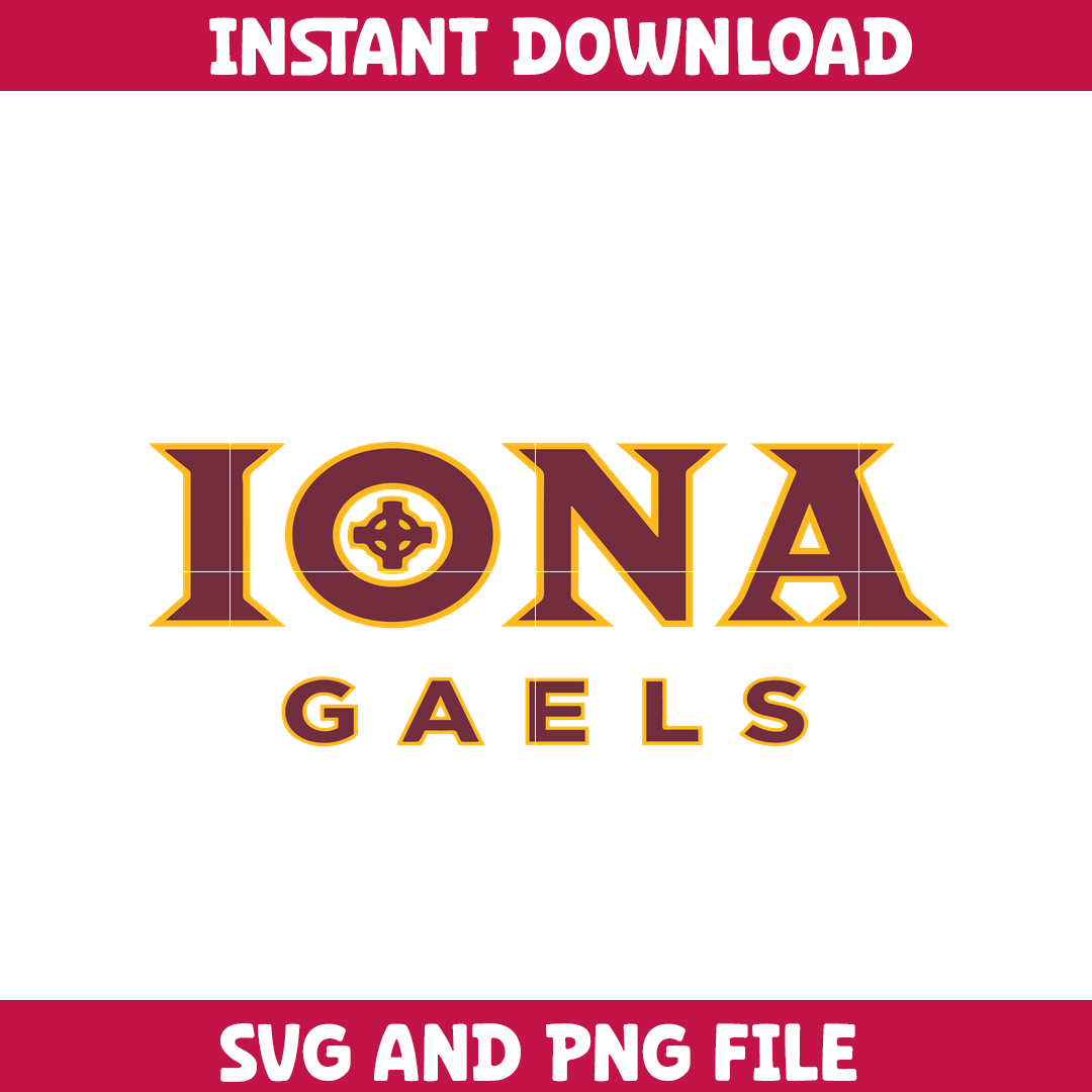 Iona gaels Svg, Iona gaels logo svg, IIona gaels University | Inspire ...