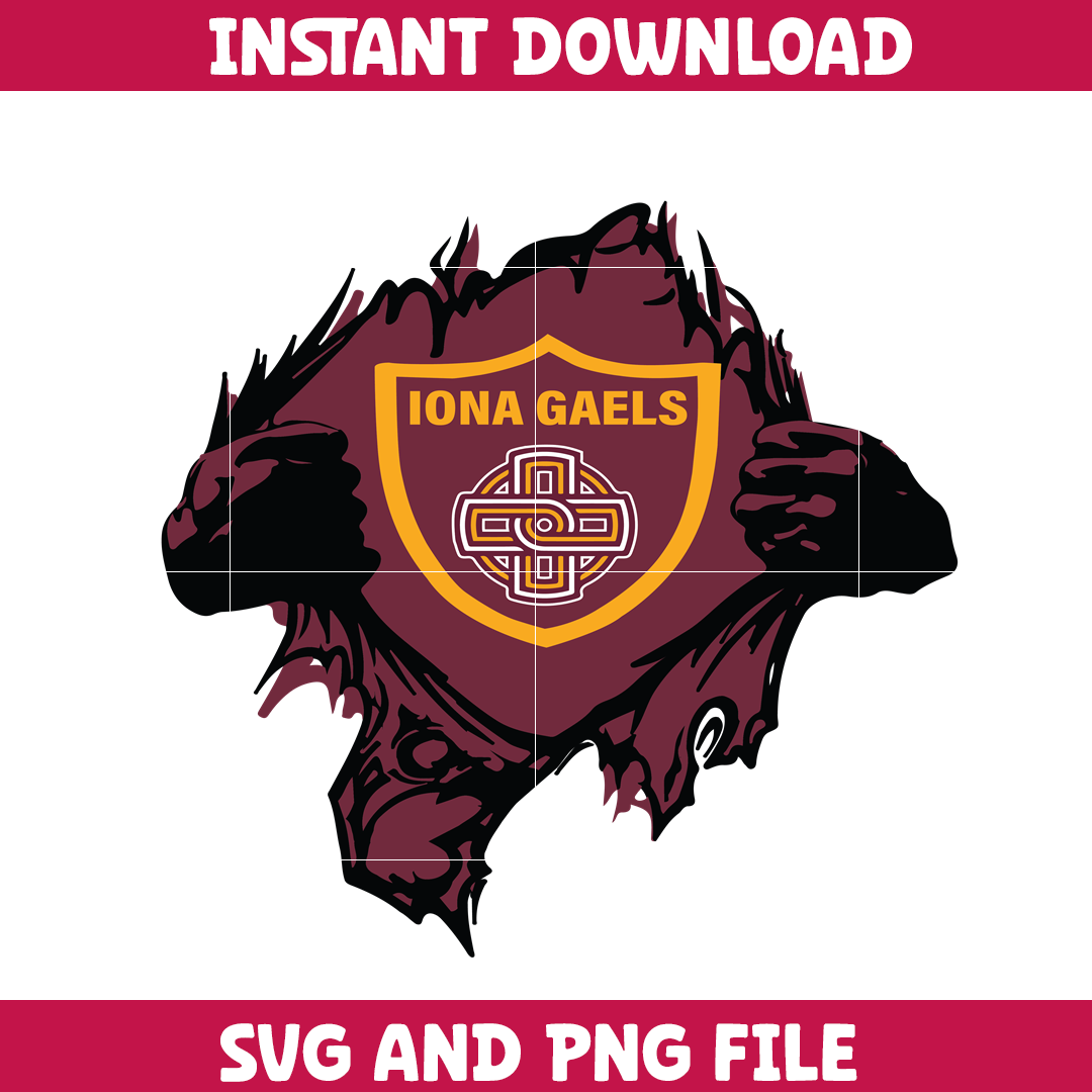 Iona gaels Svg, Iona gaels logo svg, IIona gaels University | Inspire ...