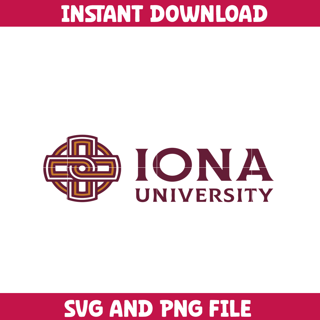 Iona gaels Svg, Iona gaels logo svg, IIona gaels University | Inspire ...