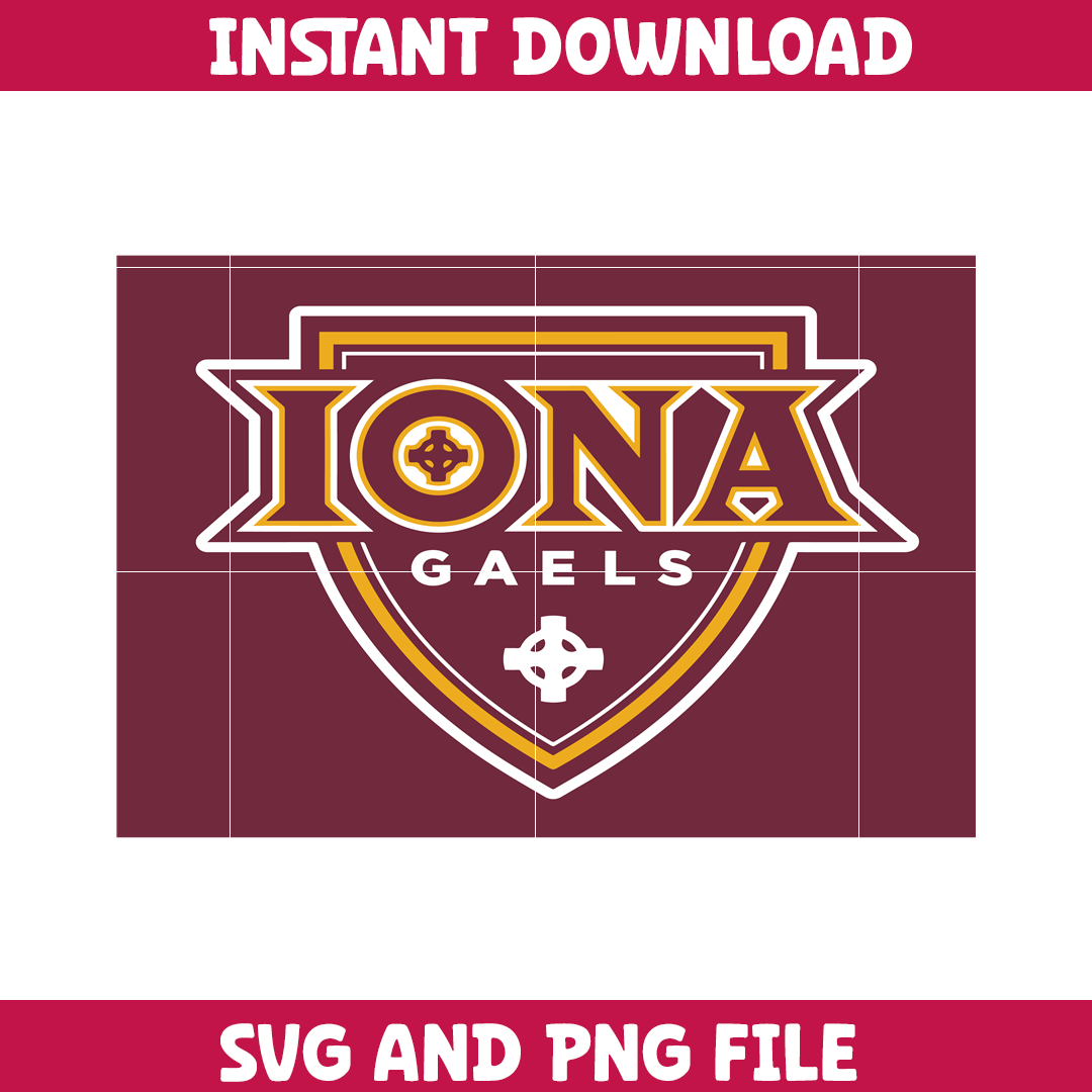 Iona gaels Svg, Iona gaels logo svg, IIona gaels University - Inspire ...