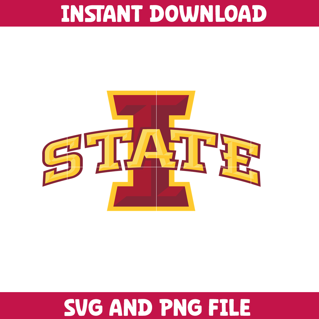 Iowa State Svg, Iowa State logo svg, Iowa State Universit | Inspire Uplift
