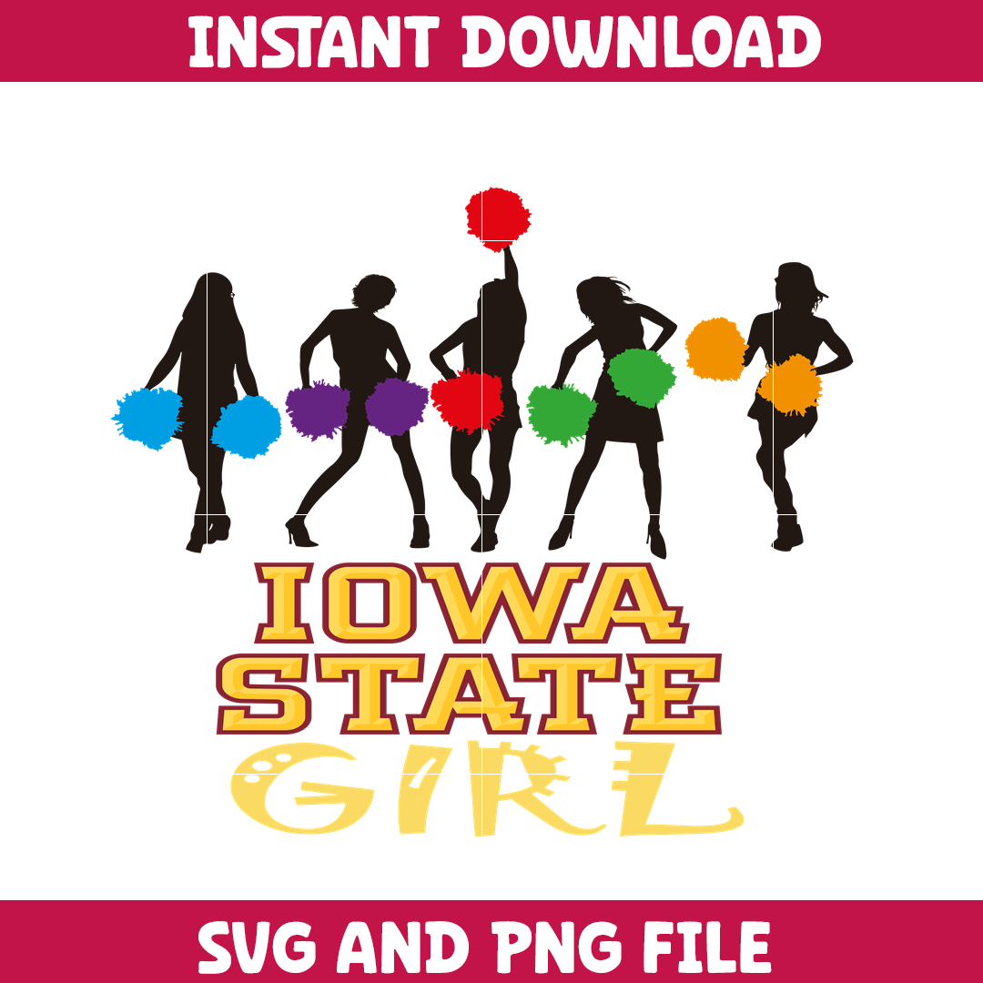 Iowa State Svg, Iowa State logo svg, Iowa State Universit | Inspire Uplift