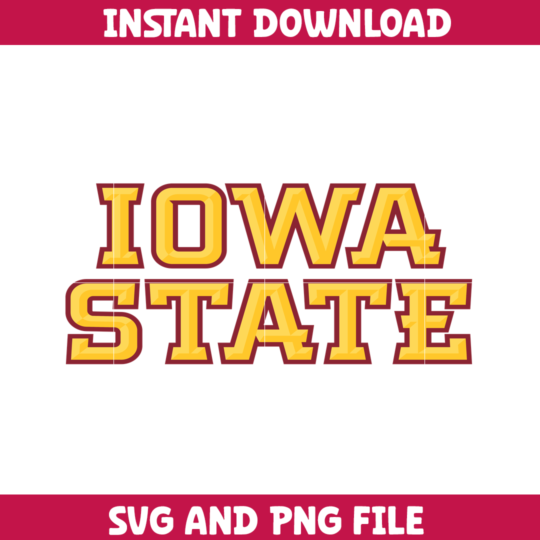 Iowa State Svg, Iowa State logo svg, Iowa State Universit | Inspire Uplift
