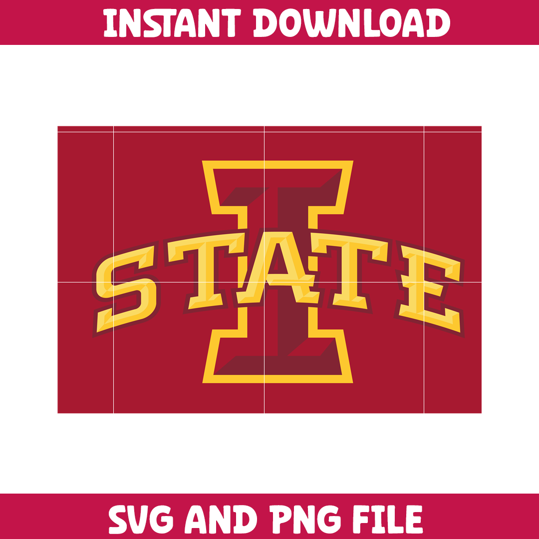 Iowa State Svg, Iowa State logo svg, Iowa State Universit | Inspire Uplift