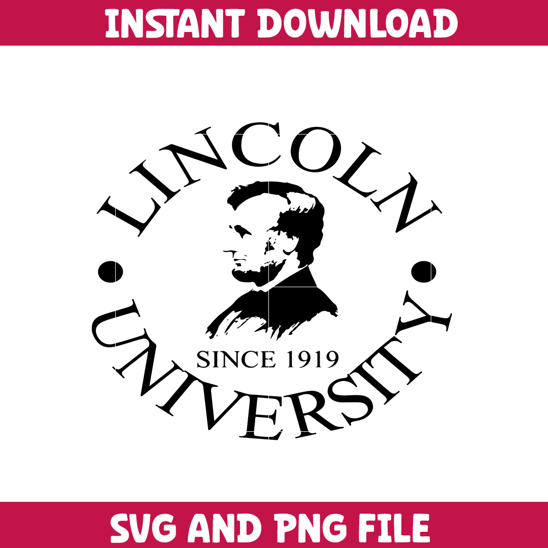Lincoln ncaa Svg, Lincoln University logo svg, Lincoln Unive | Inspire ...