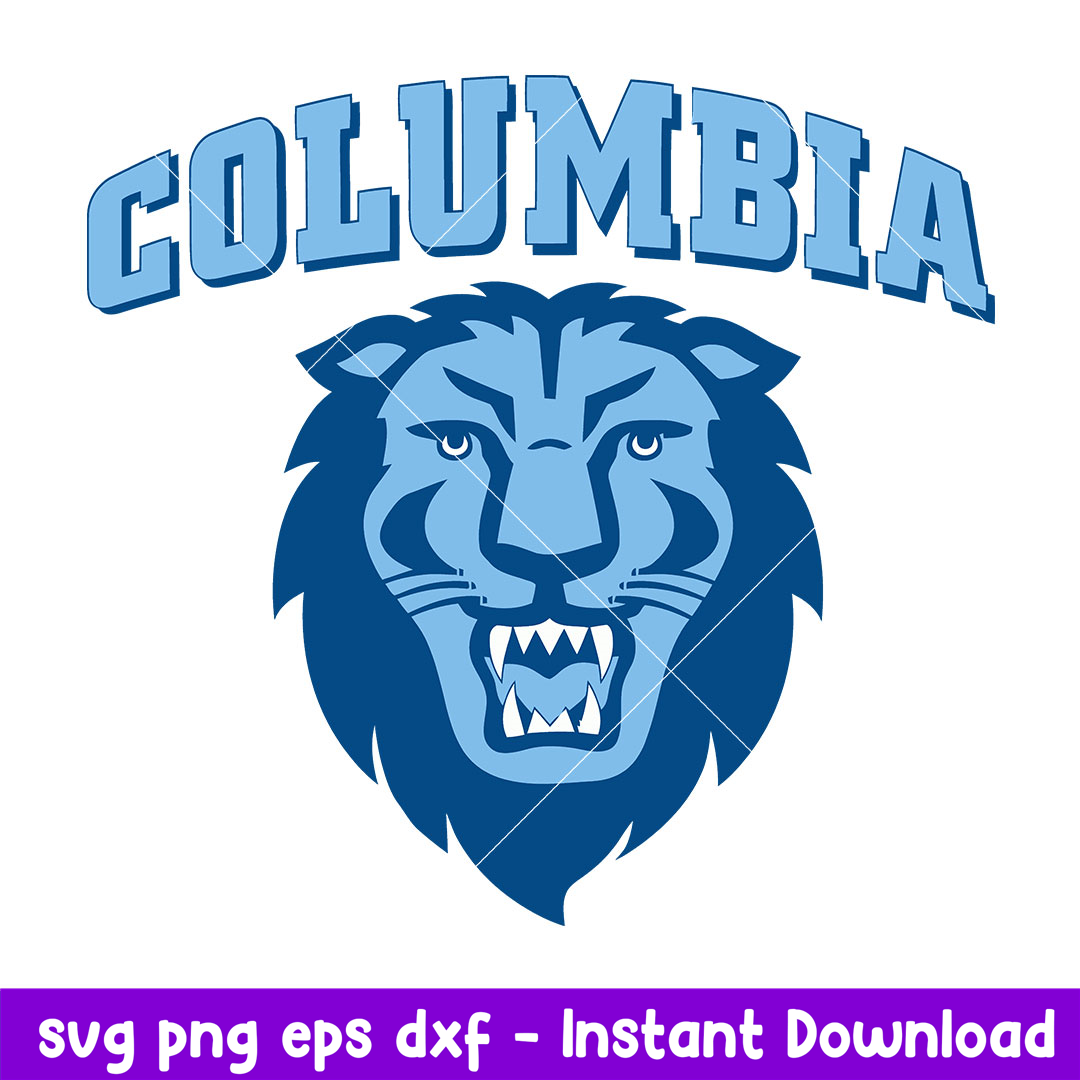 Columbia Lions Logo Svg, Columbia Lions Svg, NCAA Svg, Png D | Inspire ...