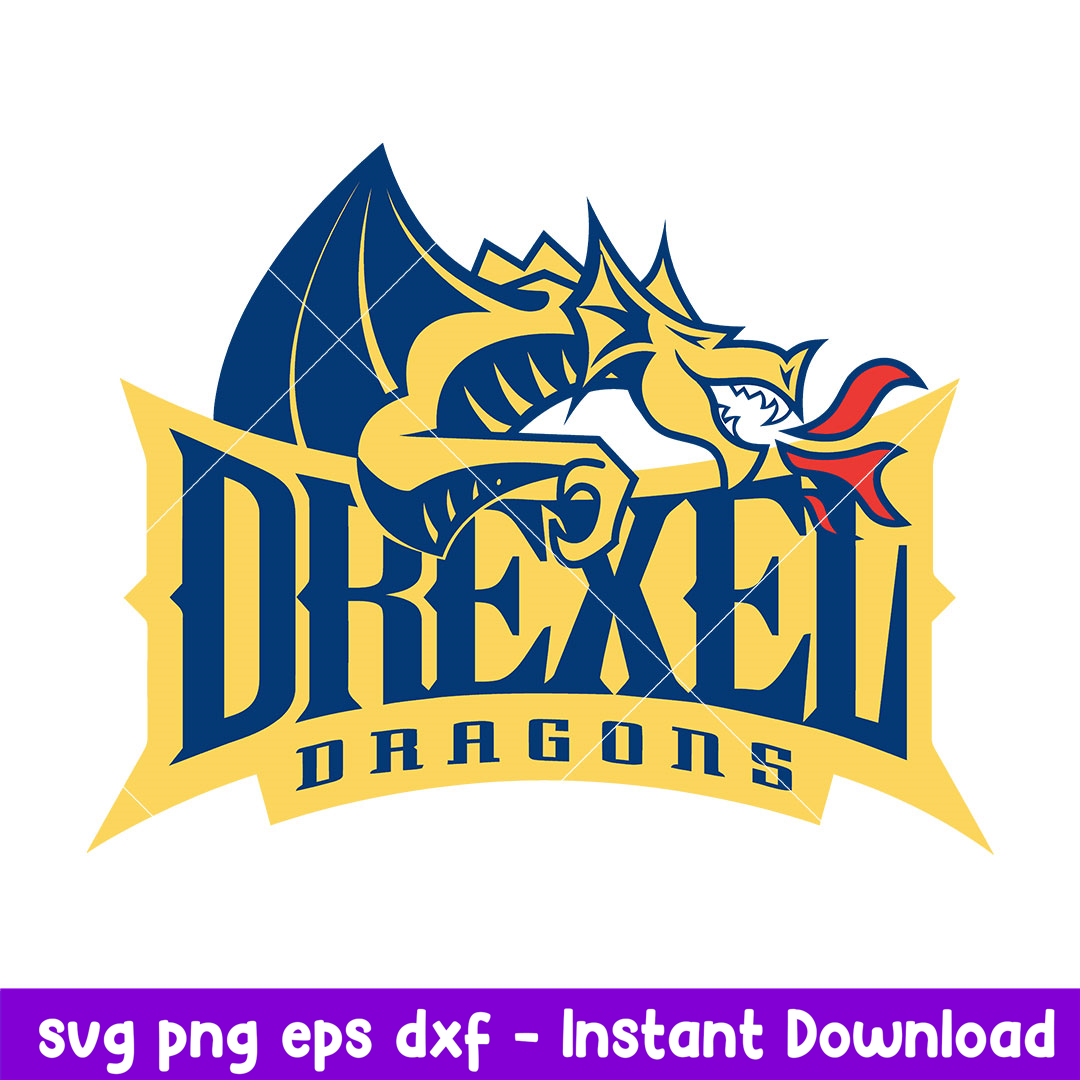 Drexel Dragons Logo Svg, Drexel Dragons Svg, NCAA Svg, Png D | Inspire ...