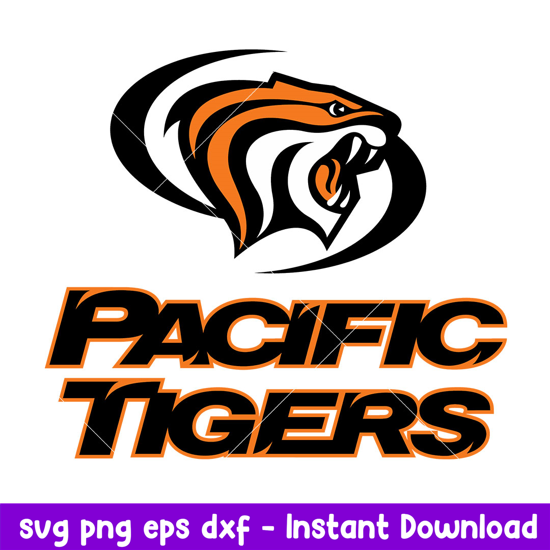 Pacific Tigers Logo Svg, Pacific Tigers Svg, NCAA Svg, Png D - Inspire ...