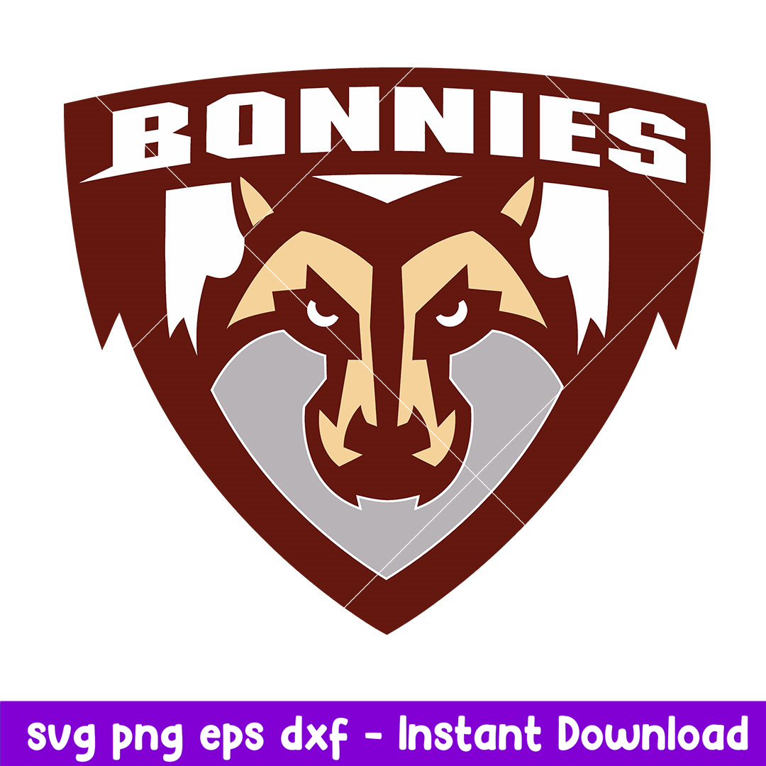 St Bonaventure Bonnies Logo Svg, St Bonaventure Bonnies Svg, | Inspire ...