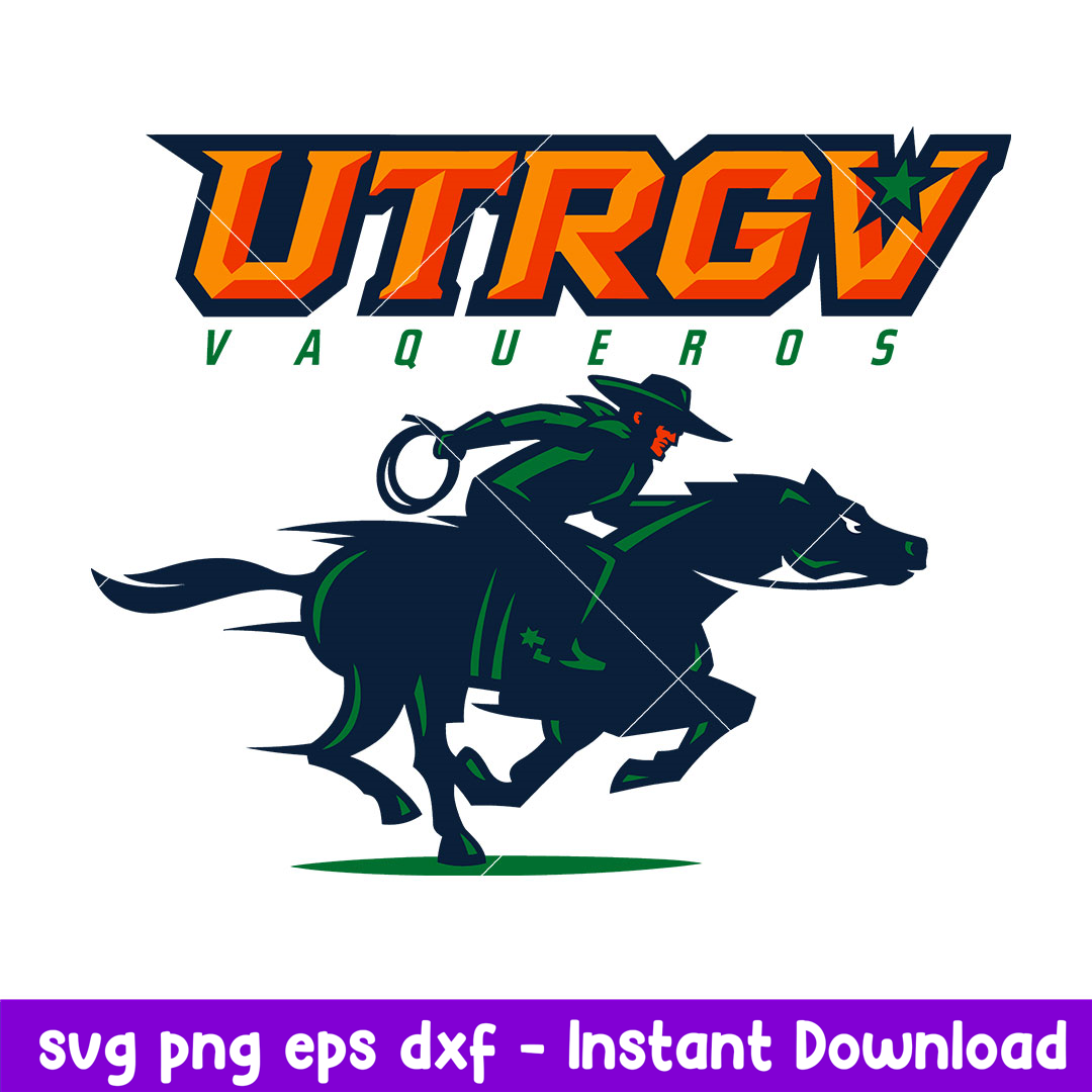 UTRGV Vaqueros Logo Svg, UTRGV Vaqueros Svg, NCAA Svg, Png D | Inspire ...