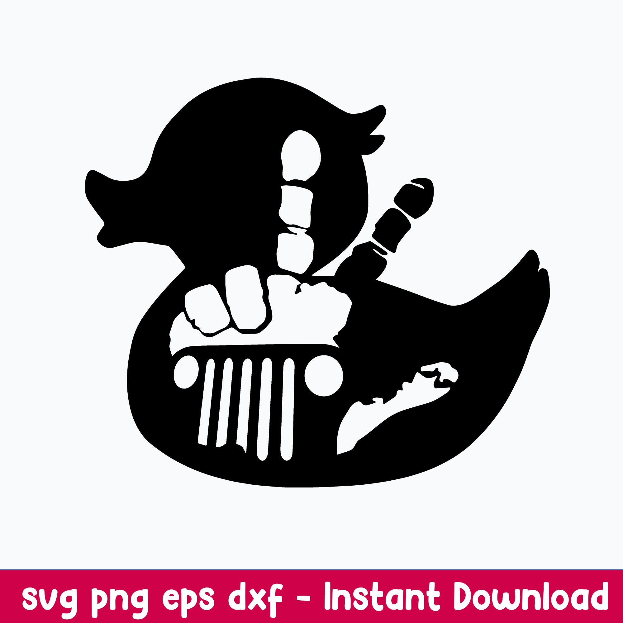 Duck Duck, Wave Hands Svg, Funny Svg, Png Dxf Eps File - Inspire Uplift