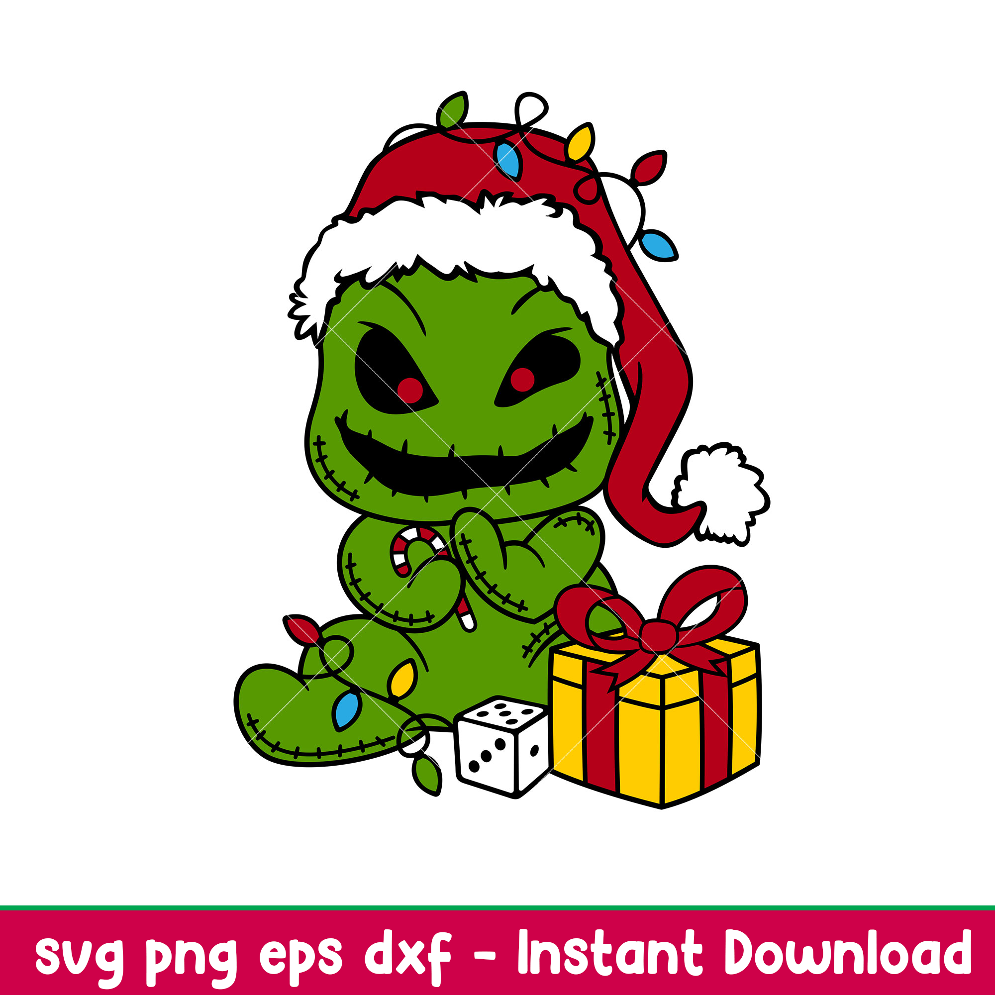 Sandy Claws Oogie Boogie, Sandy Claws Oogie Boogie Svg, Chri | Inspire ...
