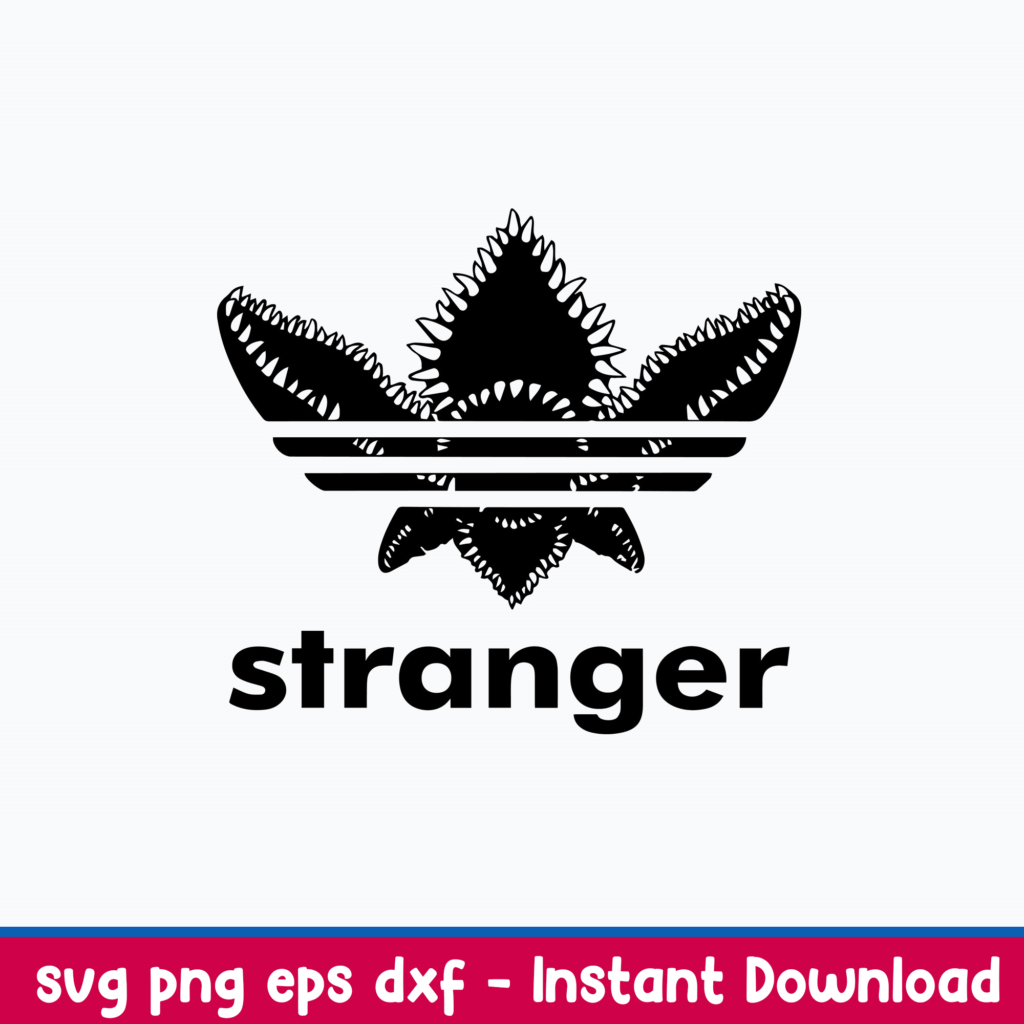 Stranger Things Logo Svg, Adidas Svg, Png Dxf Eps File | Inspire Uplift