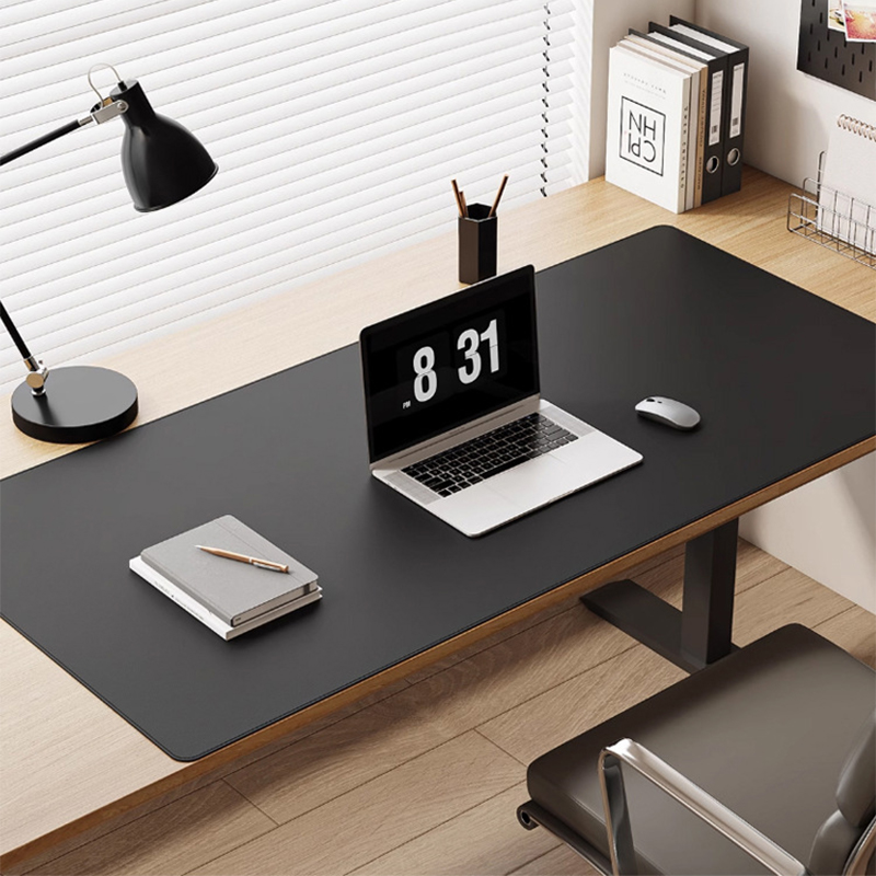 Large Leather Waterproof Office Desk Protector Mat Keyboard | Inspire ...