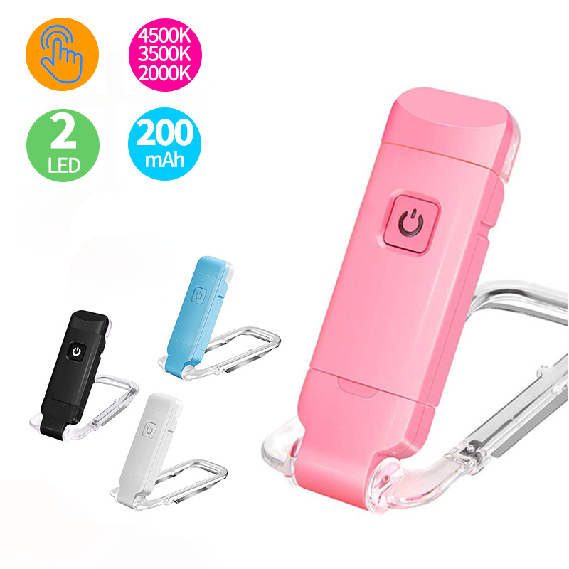 Mini LED Clip Light, USB Charging, Adjustable Brightness | Inspire Uplift