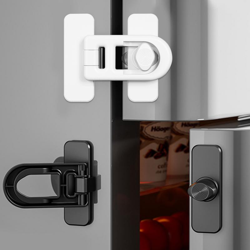 Refrigerator Lock Adhesive Key less Baby Proof Freezer Lock | Inspire ...