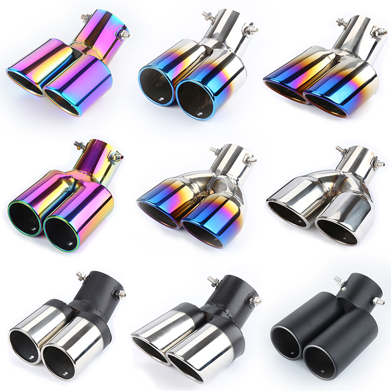 Car Universal Stainless Steel Double Pipe Exhaust | Inspire Uplift