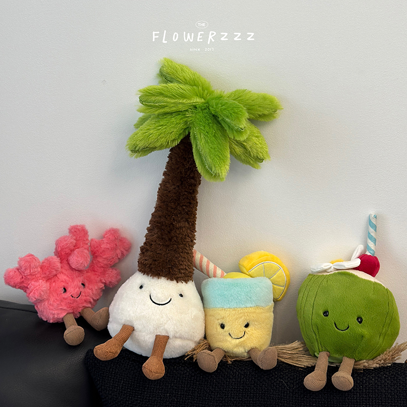 Lemonade Coconut Plushies, Soft Palm Tree Plush Toy for Girl | Inspire ...
