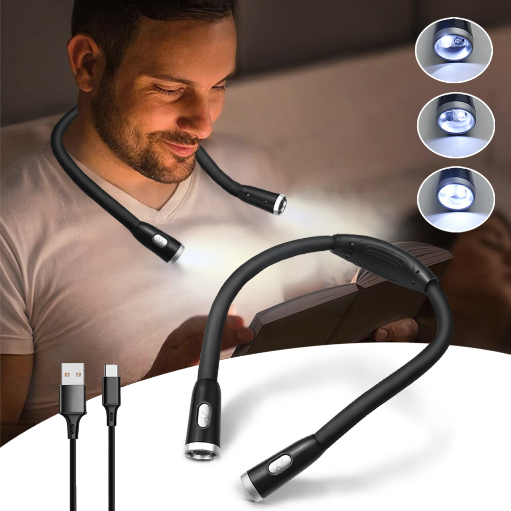 USB Rechargeable LED Neck Hanging Reading Light | Inspire Uplift