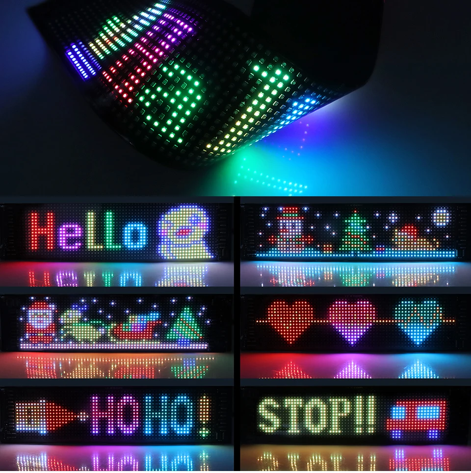 Flexible LED Screen Scrolling Message Sign for Vehicles | Inspire Uplift