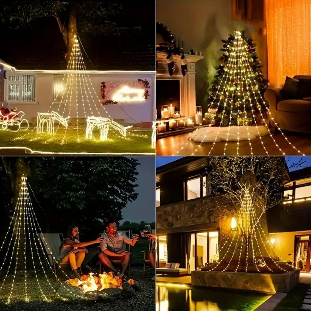 USB Powered Waterfall Tree String Lights for Parties | Inspire Uplift