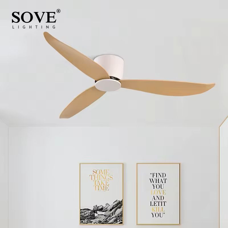Ultra Thin Low Profile DC Ceiling Fan with Remote Control – | Inspire ...