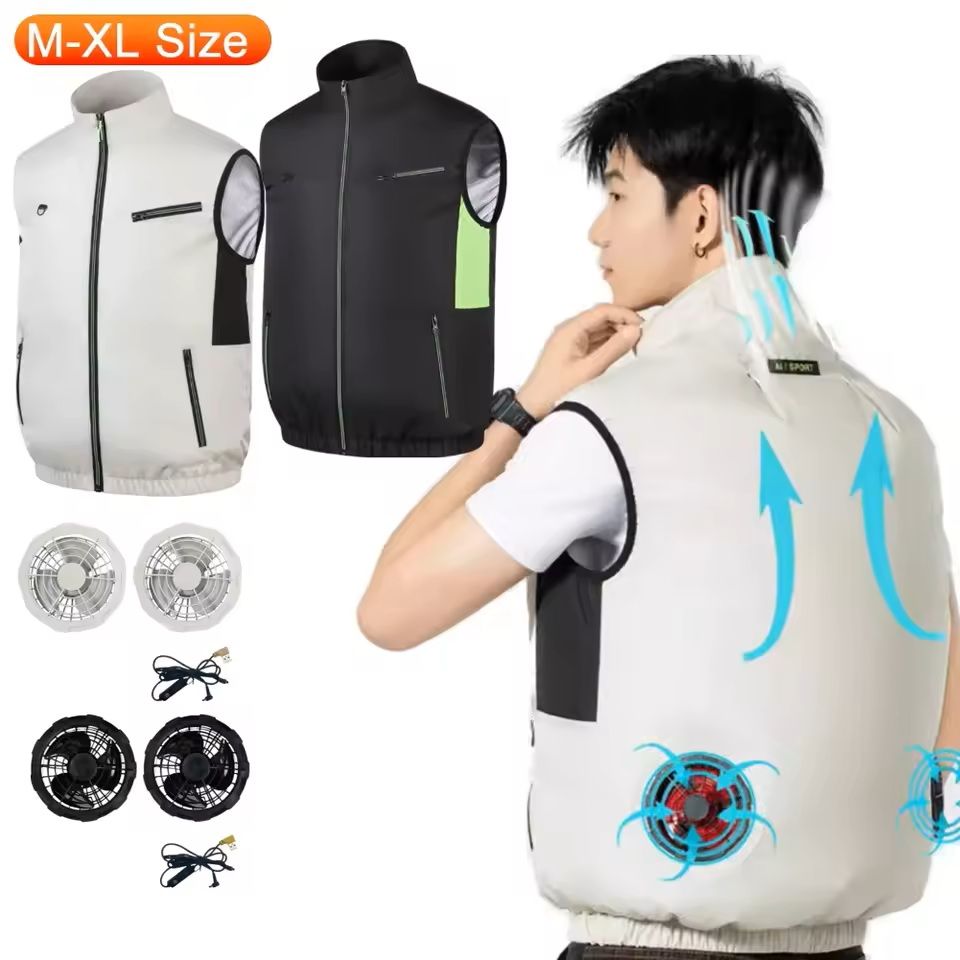 BreezeGuard Wearable Cooling Fan Vest – Stay Cool Anywhere, | Inspire ...