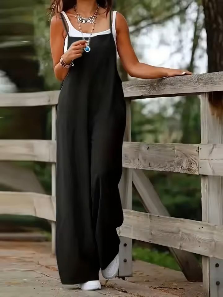 Plus Size Off-Shoulder Jumpsuit with Wide-Leg Pants | Inspire Uplift