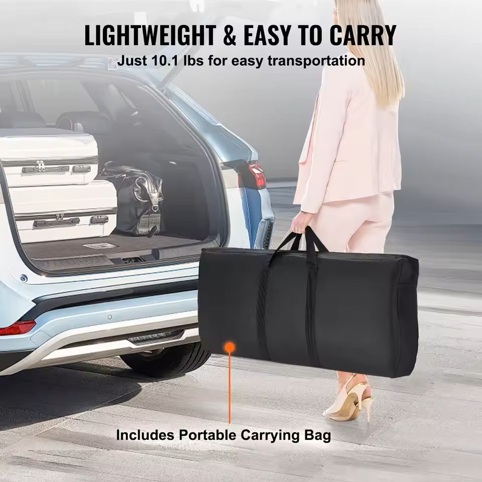 Folding Portable Bar Table with Carrying Case and Skirt | Inspire Uplift