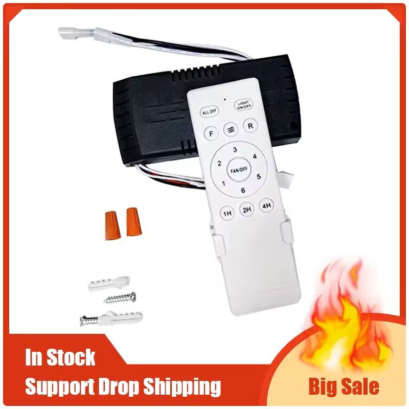 Universal Ceiling Fan Remote Control Kit with 6 Speeds and T | Inspire ...