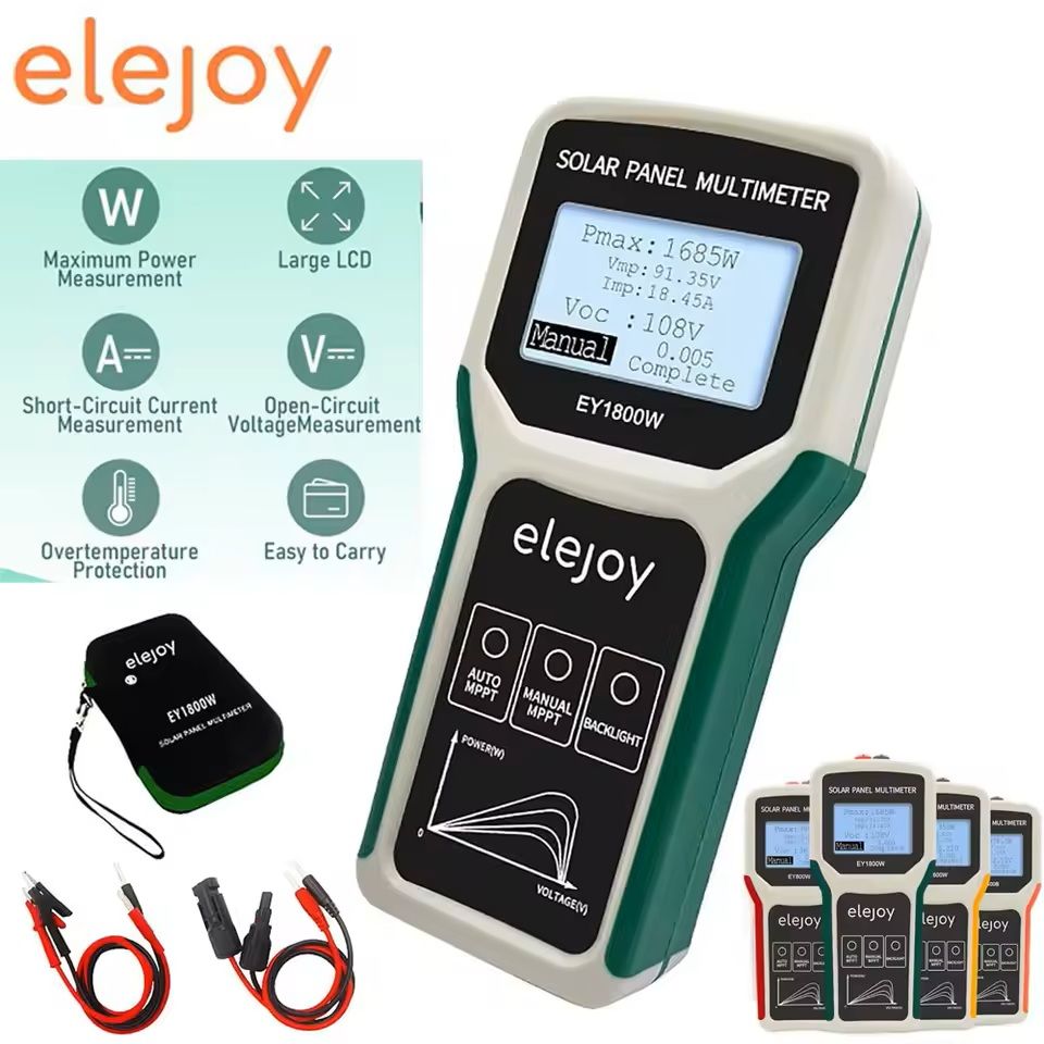 Solar Panel MPPT Tester with Digital Multimeter for Photovol | Inspire ...