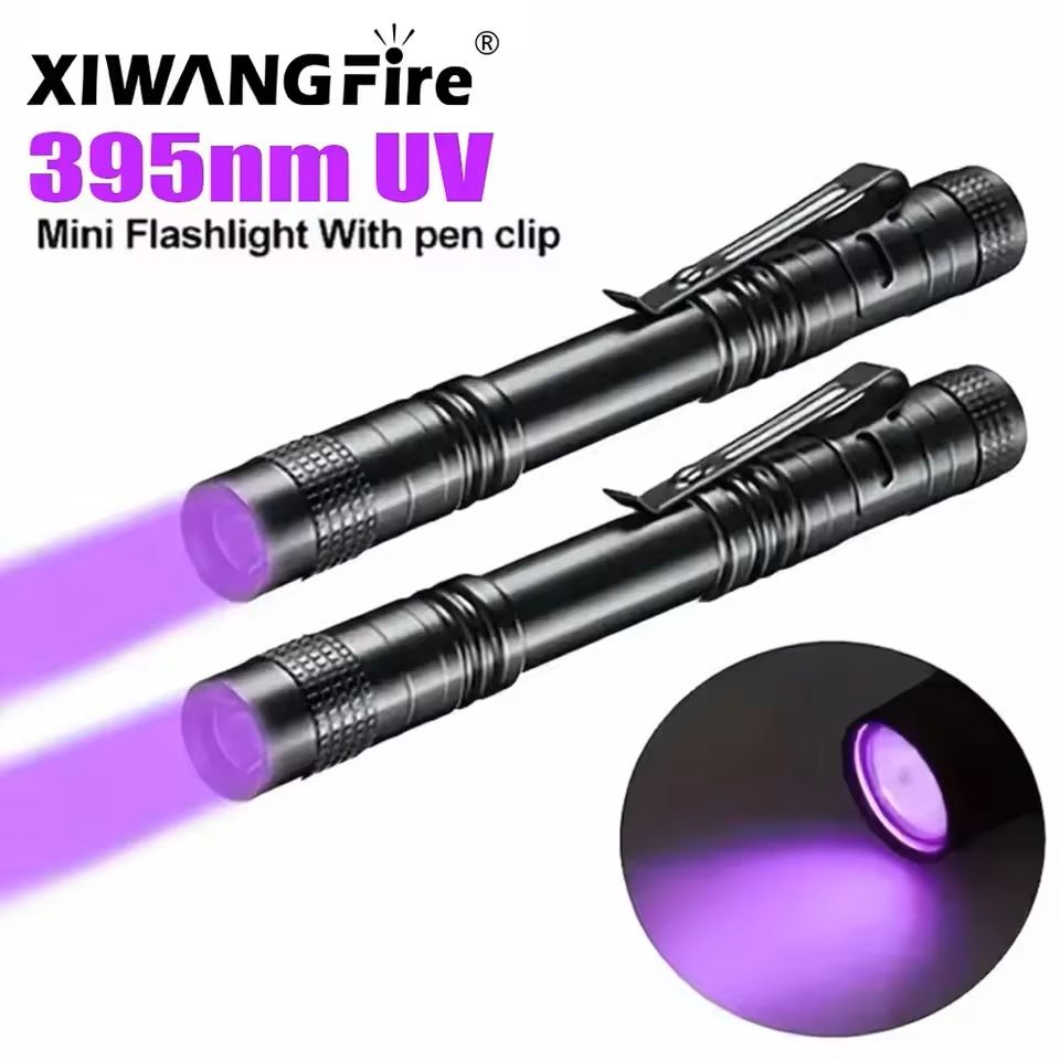 Portable UV Flashlight With Pen Clip For Stain Detection And | Inspire ...