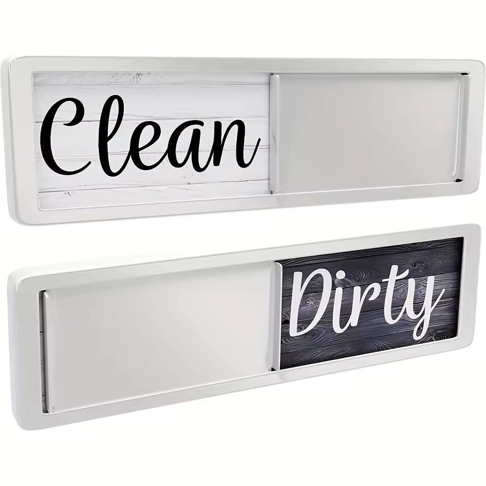Dishwasher Magnet Clean Dirty Sign for Kitchen Organization | Inspire ...