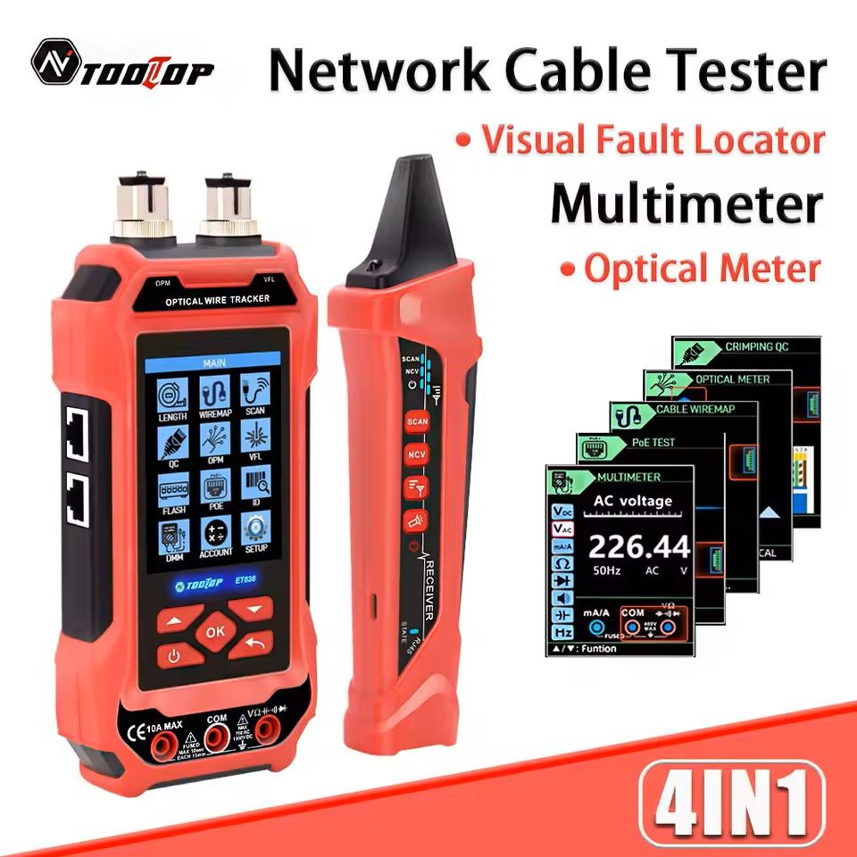 Multifunction Network Cable Tester and Fiber Fault Locator w | Inspire ...