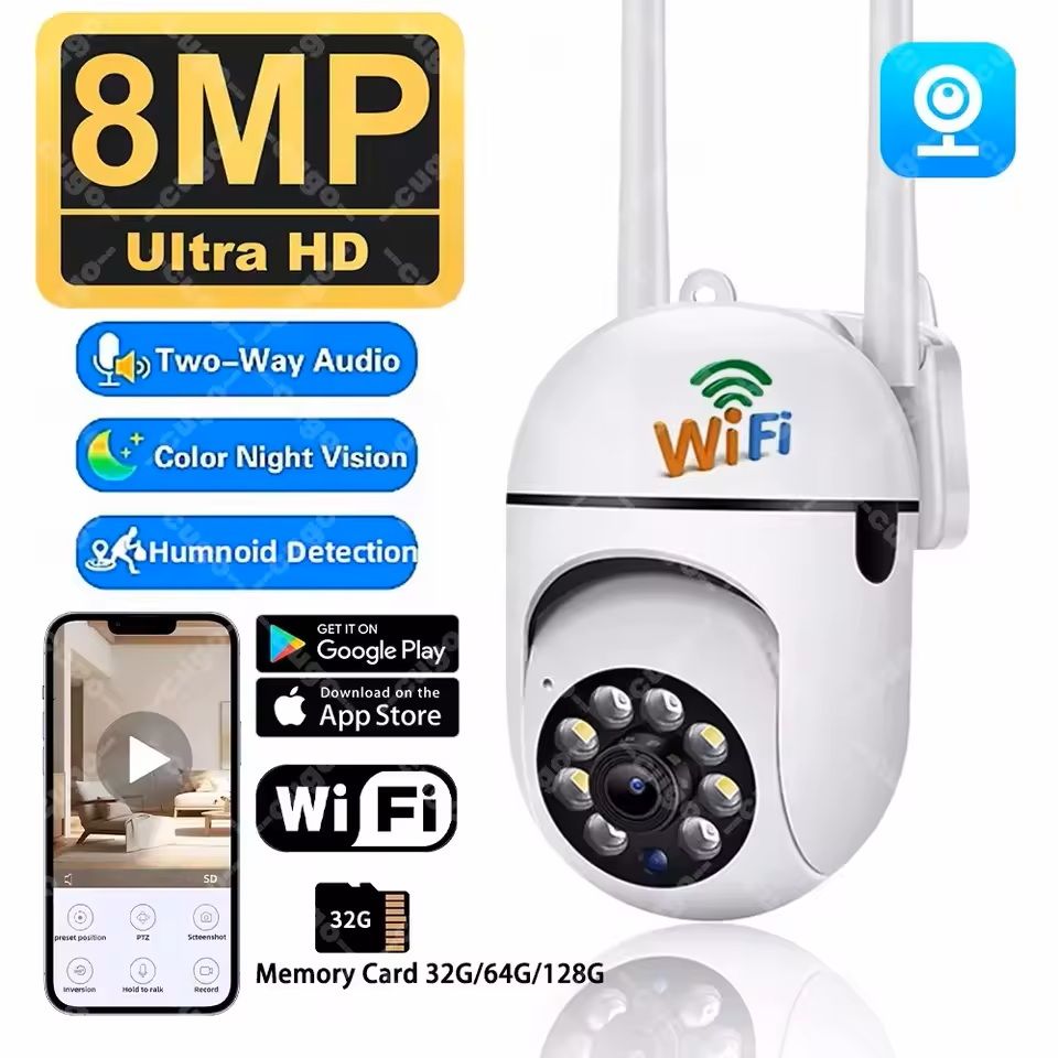 4K Wireless IP Camera with Motion Detection and Two Way Audi | Inspire ...