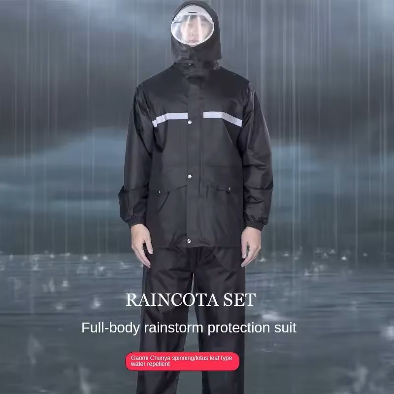 Full Body Rain Suit with Reflective Strips for Motorcycle an | Inspire ...