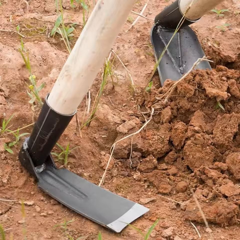 Forged Steel Garden Hoe for Digging and Weeding in Soil and | Inspire ...
