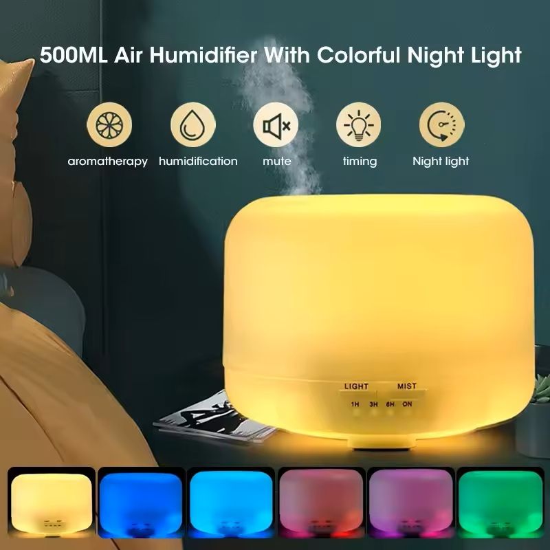 Mini USB Humidifier and Essential Oil Diffuser with Night Li | Inspire ...