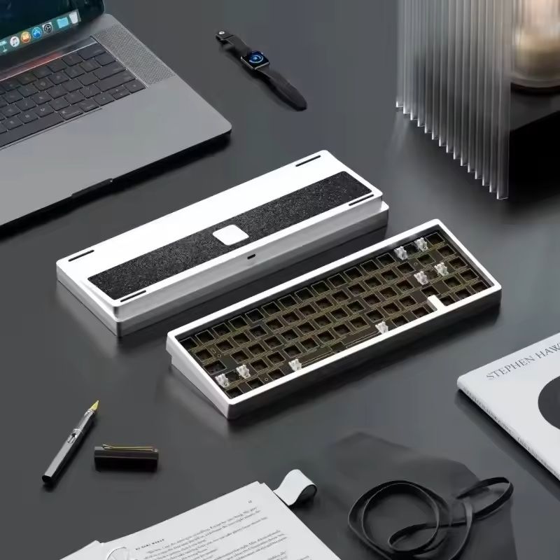 Aluminum Mechanical Keyboard Kit with RGB Wireless Bluetooth | Inspire ...