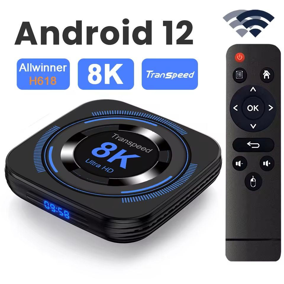 Android 12 TV Box with 8K Streaming and Voice Control | Inspire Uplift