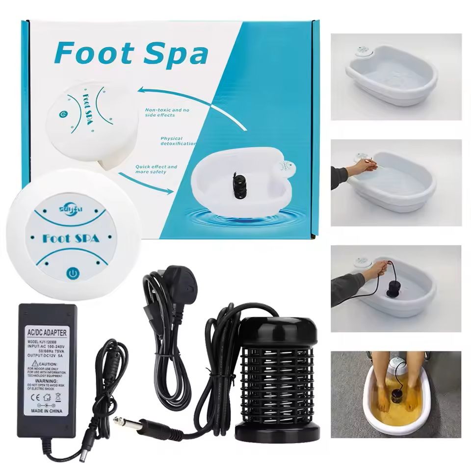 Electric Foot Detox Hydrotherapy Bath with Massage and Ion C | Inspire ...