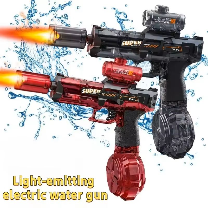 Electric Water Gun with Flame Light High Pressure Spray | Inspire Uplift